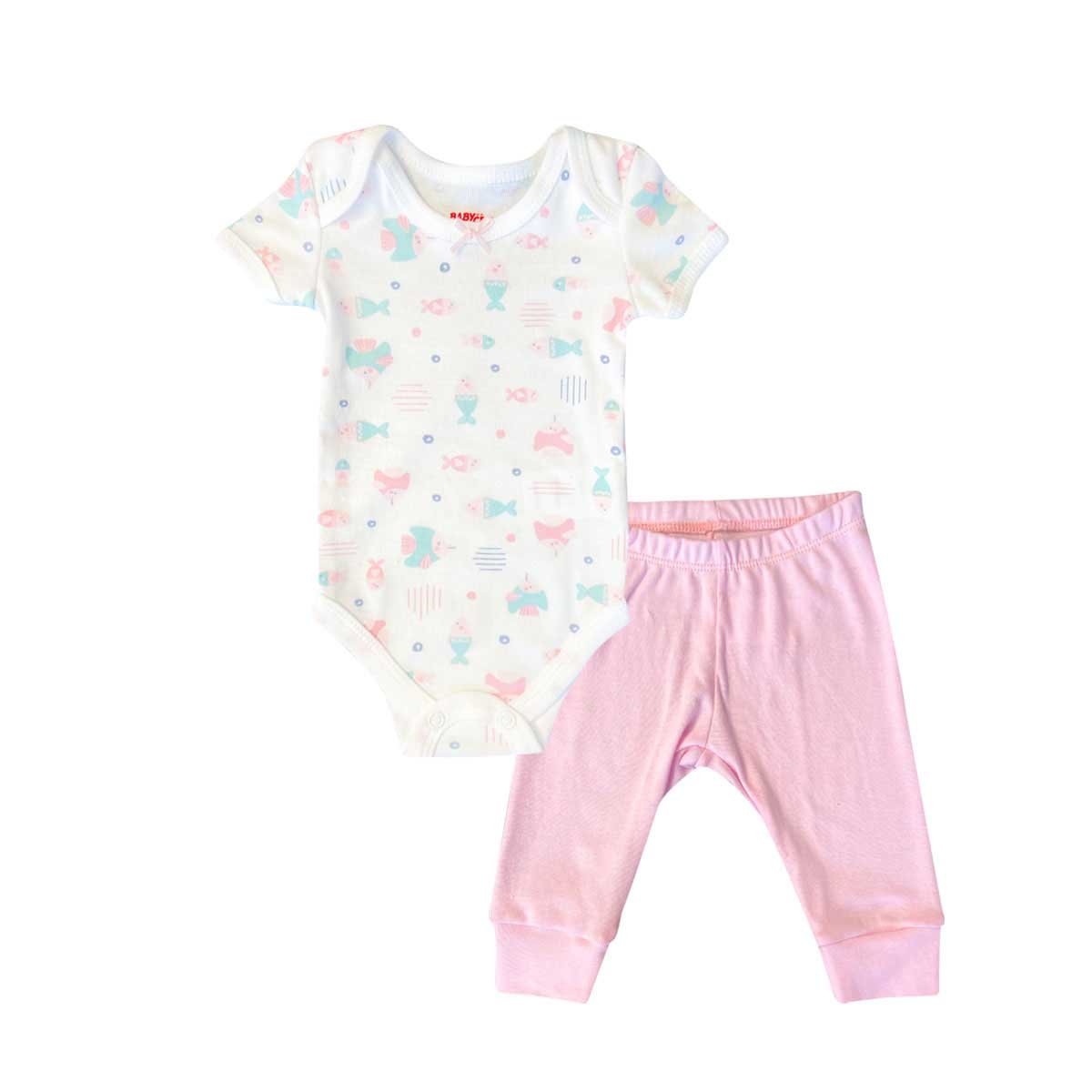 Conjunto Pañalero Y Pantalón Rasa para Bebé Baby Creysi