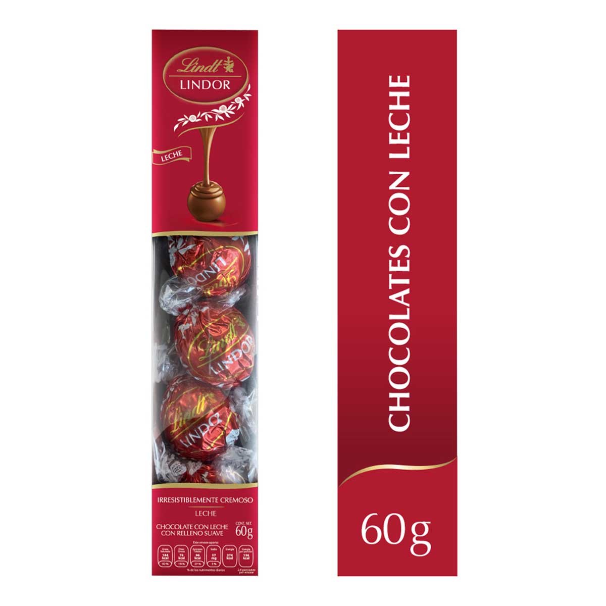 Lindor Leche Tubo 60 Grs. Lindt