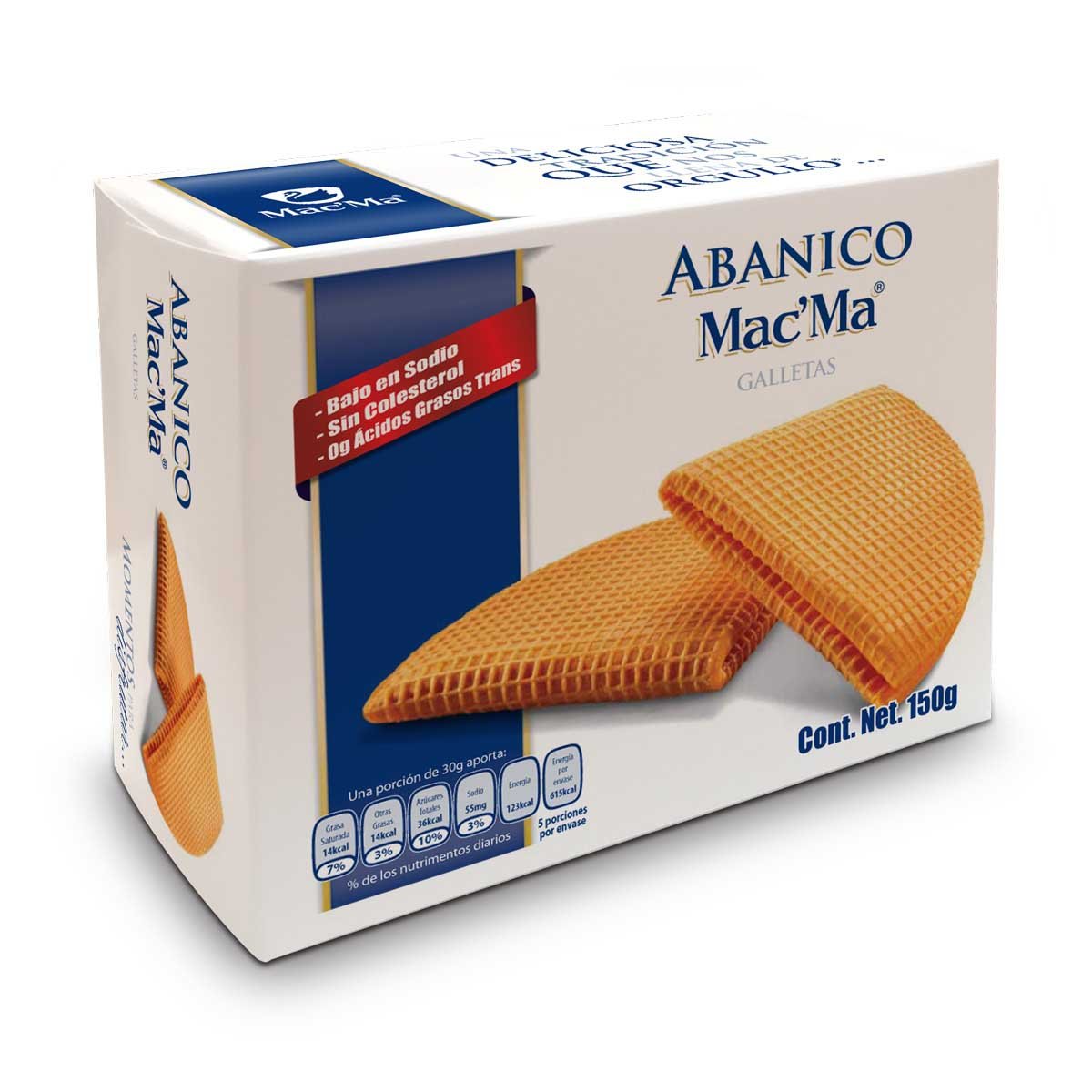 Galletas Crispy Waffer Fan 150 G Macma