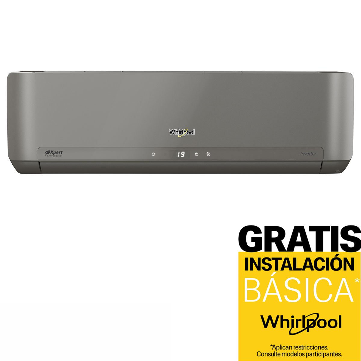 Minisplit Inverter 230 V Silver Whirlpool