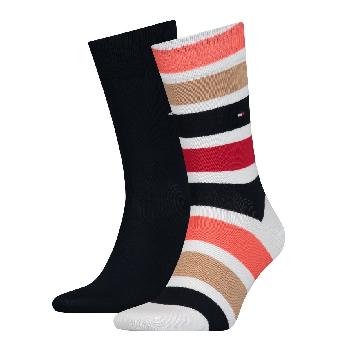 Calcetín 2 Pares Colorblock Stripe para Caballero Tommy Hilfiger
