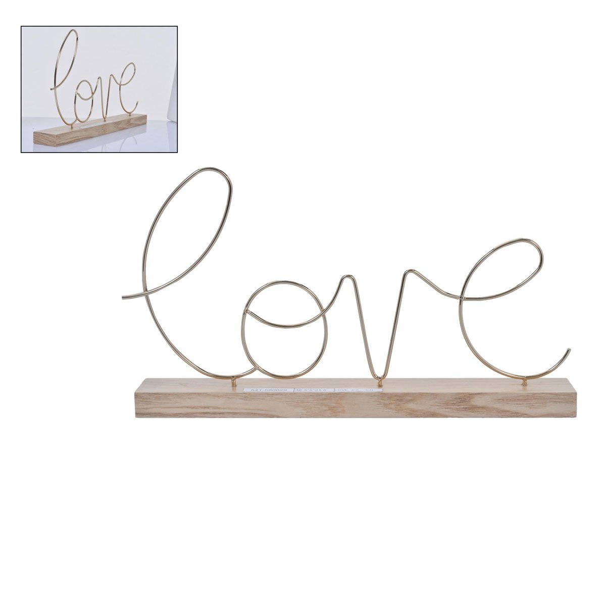 Letrero Love 36.3X5X21.6