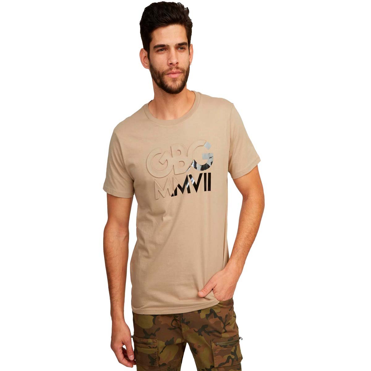 Playera Crema para Caballero G By Guess