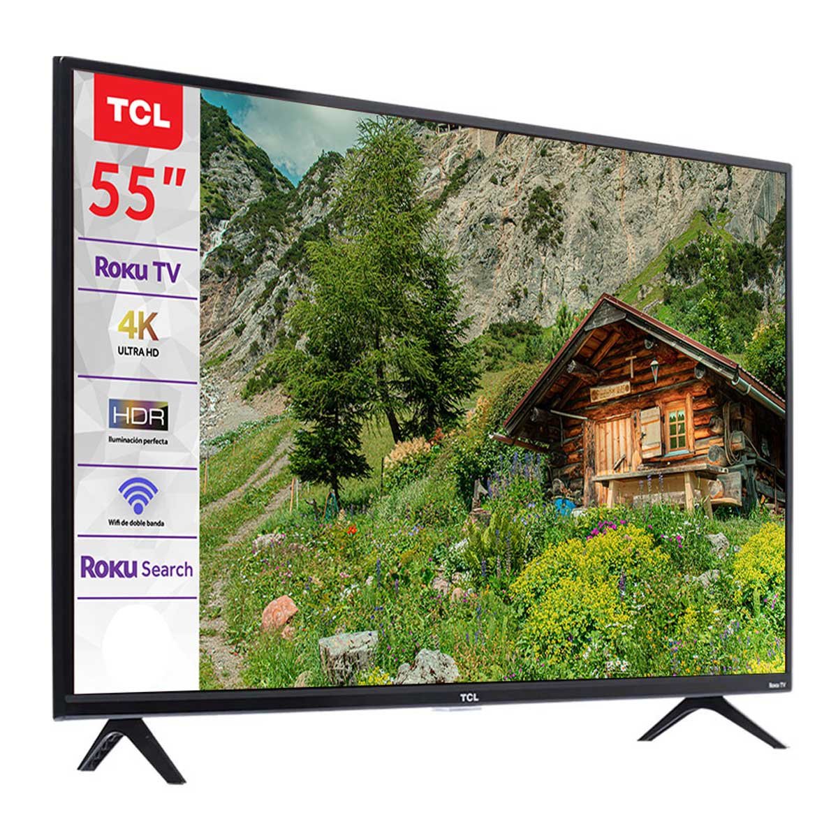 Pantalla 55" Led Uhd Roku Tv 55S425-Mx Tcl