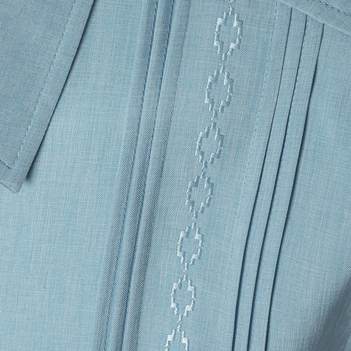 Guayabera Azul Medio Plus para Caballero Costavana