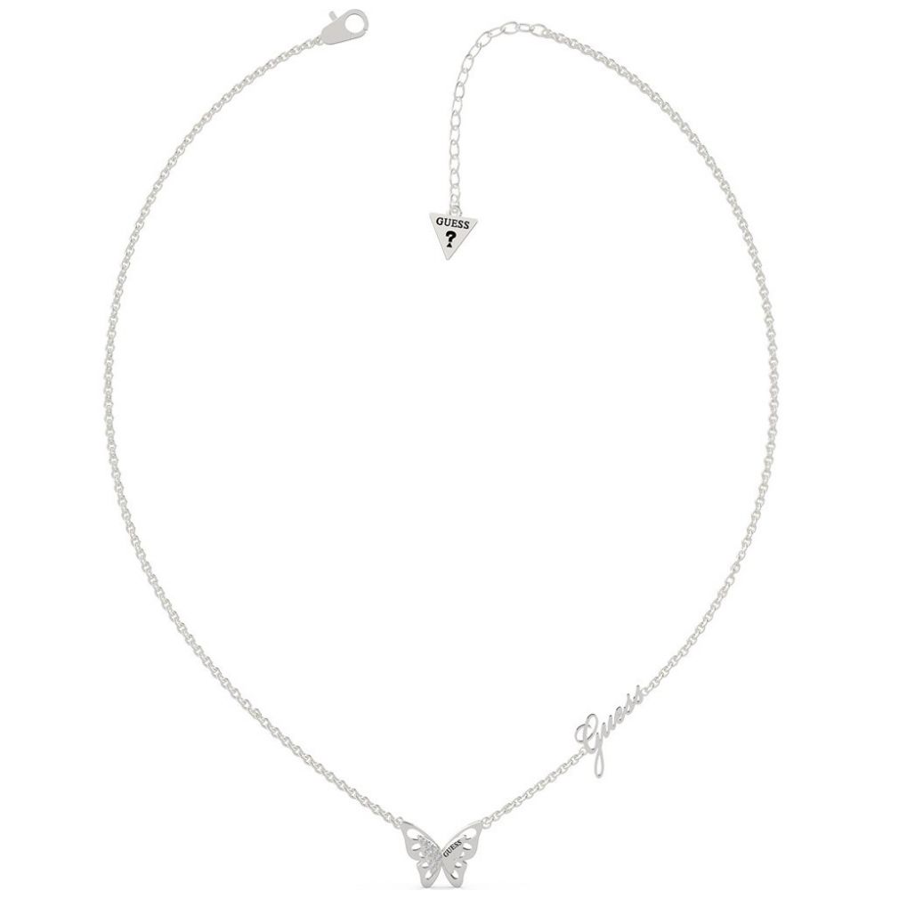 Collar Fly Away para Dama Plata Guess