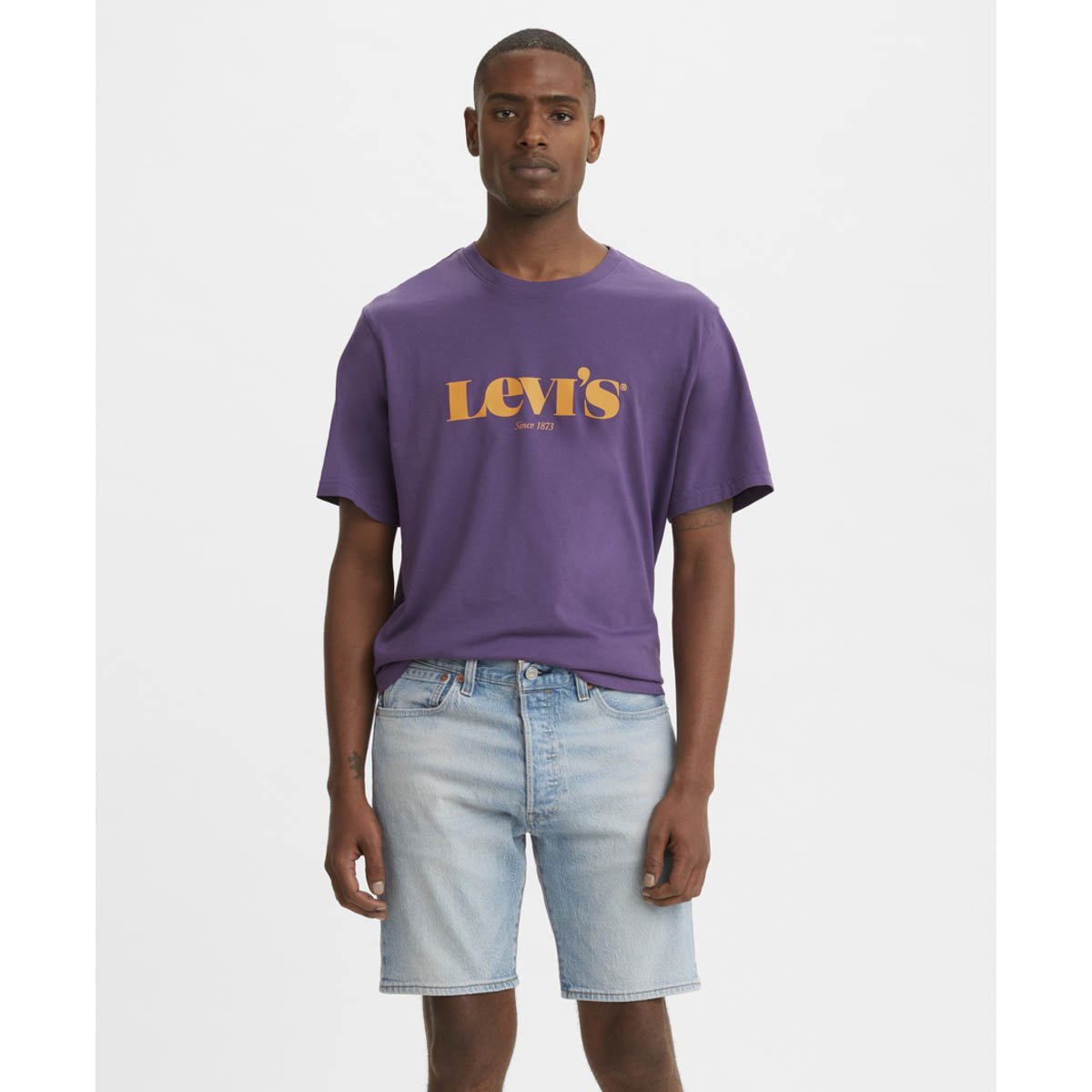 Playera Morada para Hombre Levi's Modelo Elo 161430126