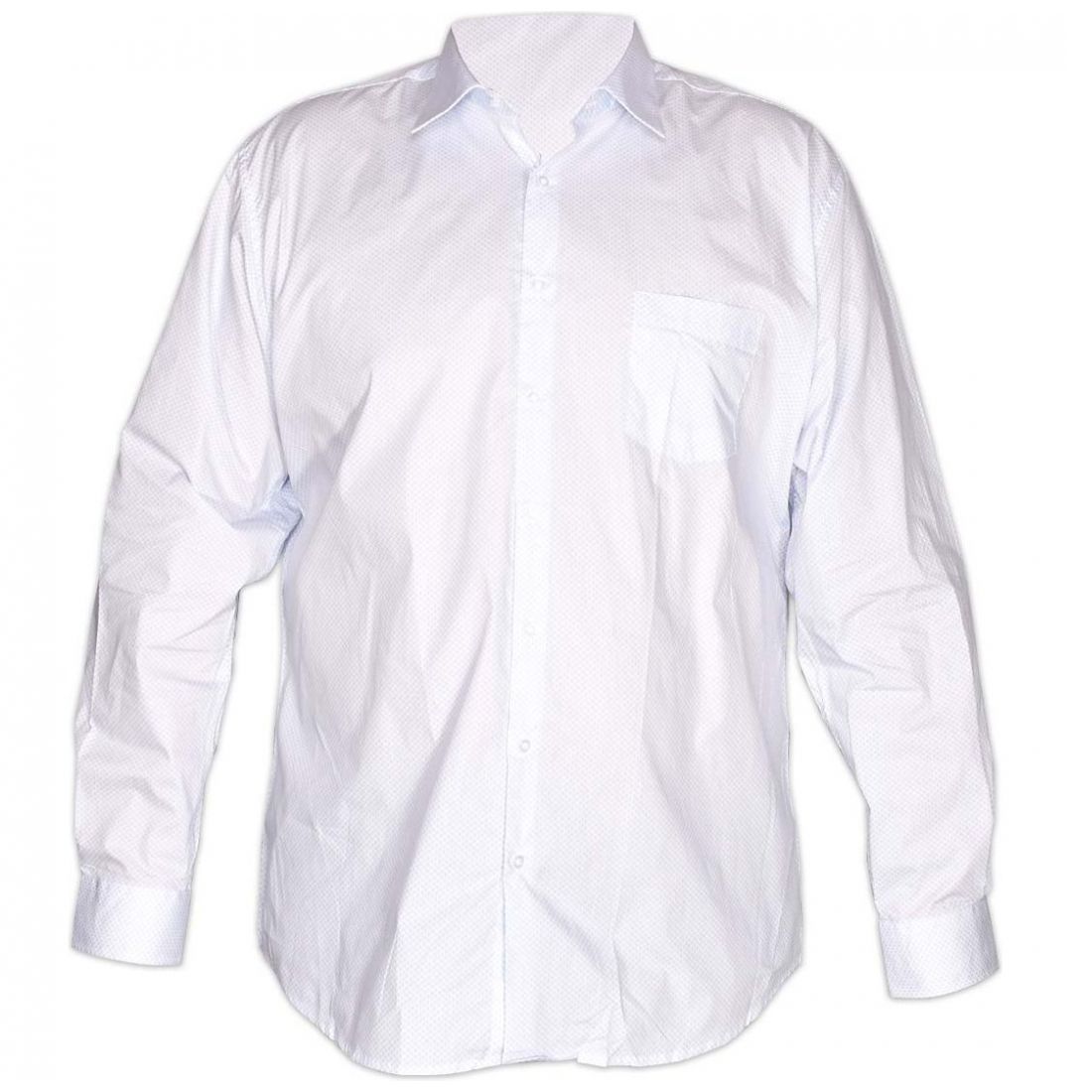 Camisa Talla Plus Blanca Manga Larga Bruno Magnani Modelo Elo ...