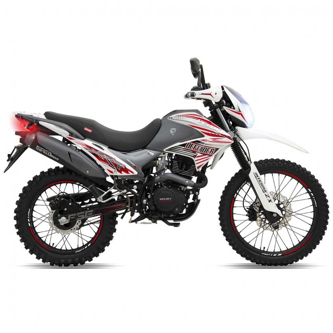 Motocicleta Blanca Defender D.t 200Cc 2021 Veloci