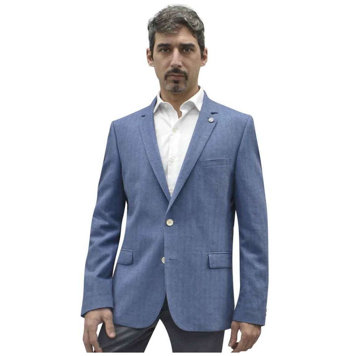 Saco Azul Medio Slim para Caballero Modelo Css00992450A Marca Nautica
