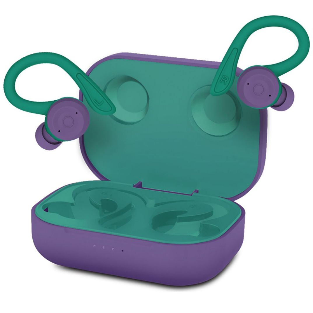 Audífonos Dash: Earbuds Tws Inalámbrico Deportivo -Morado/menta