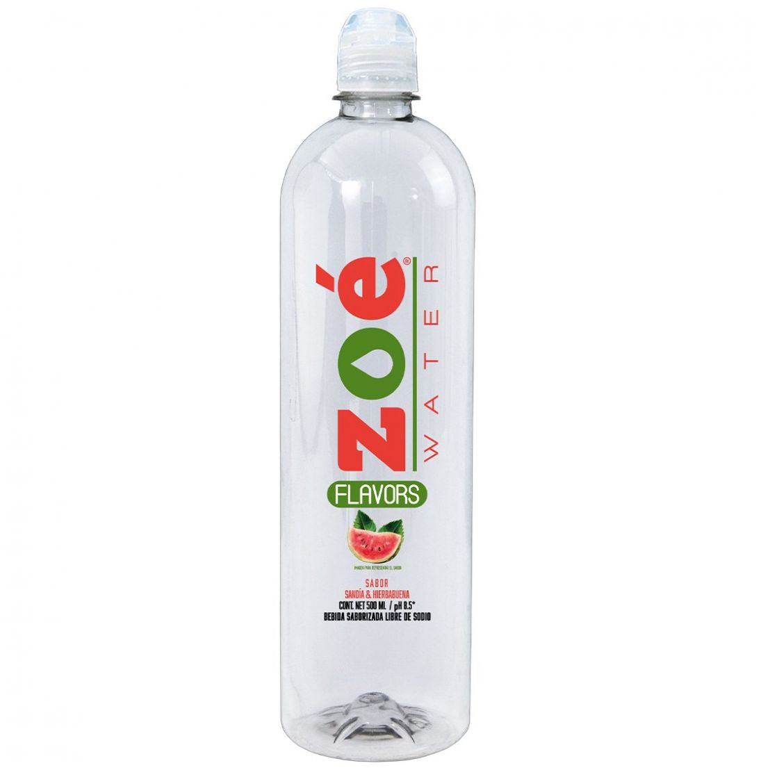 Zoe Water Flavors Sandia Hierbabuena 500 Ml