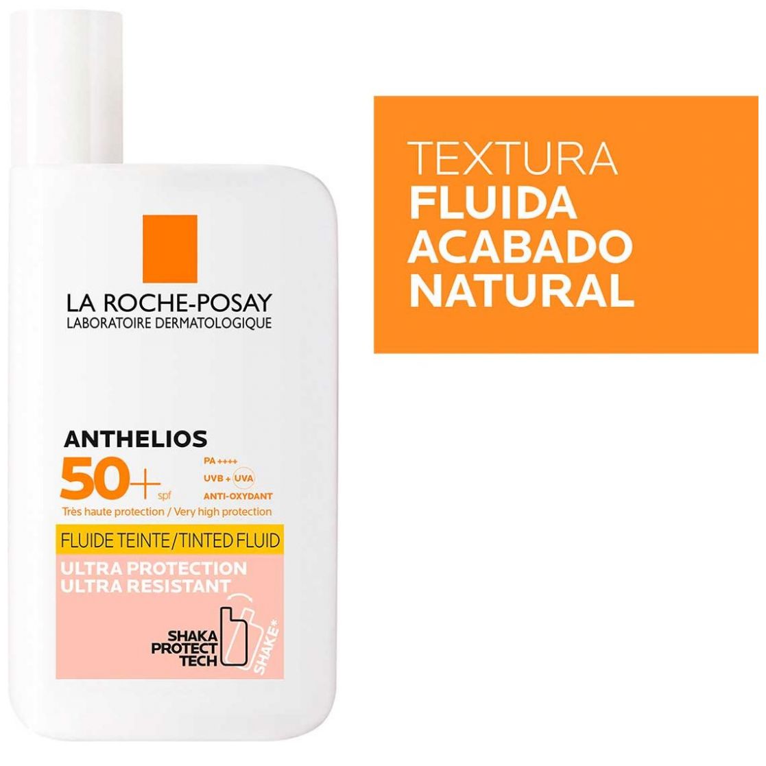 Anthelios Fluido Invisible con Color Fps 50+ 50Ml