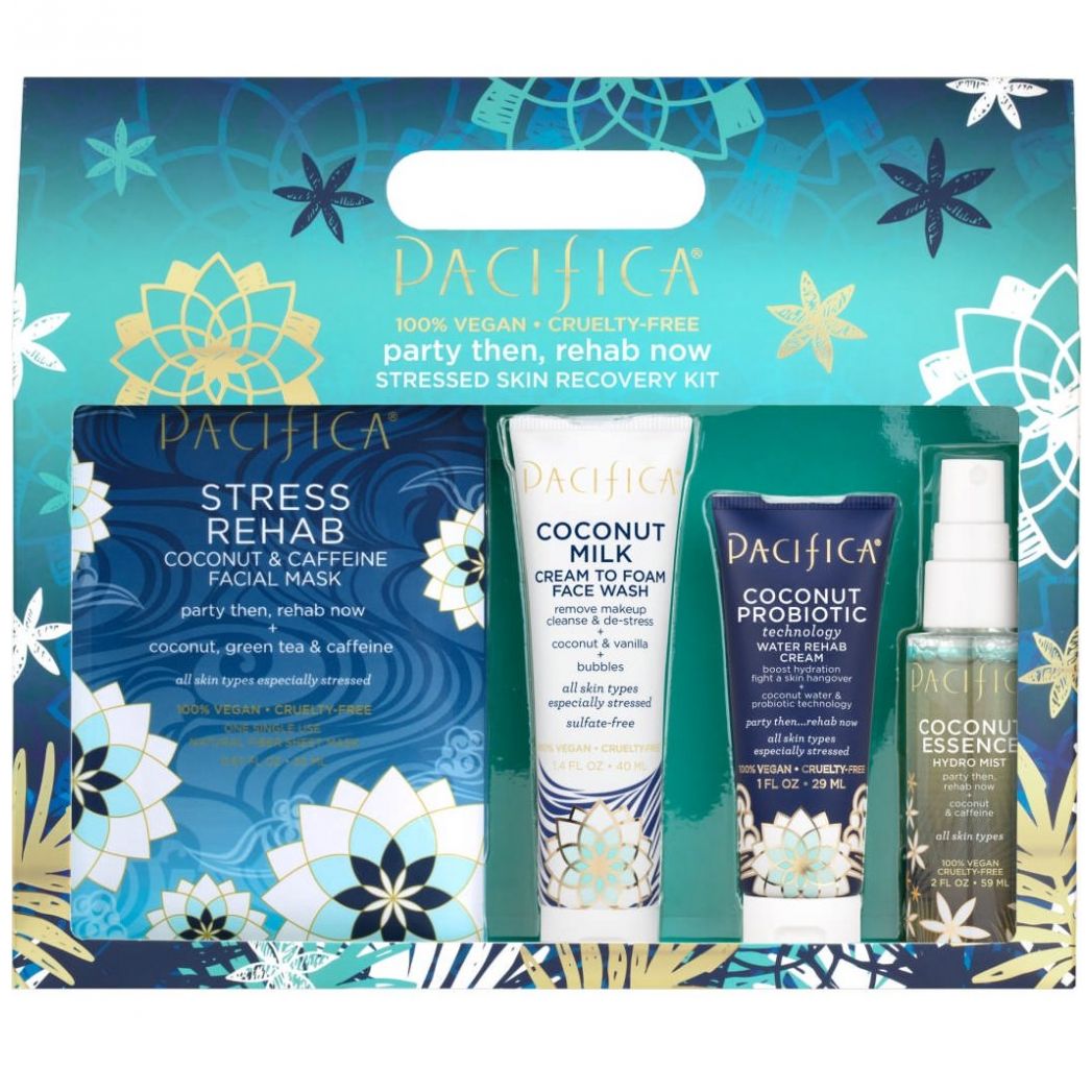 Set Pacifica Coconut Rehab Skincare Stress Therapy