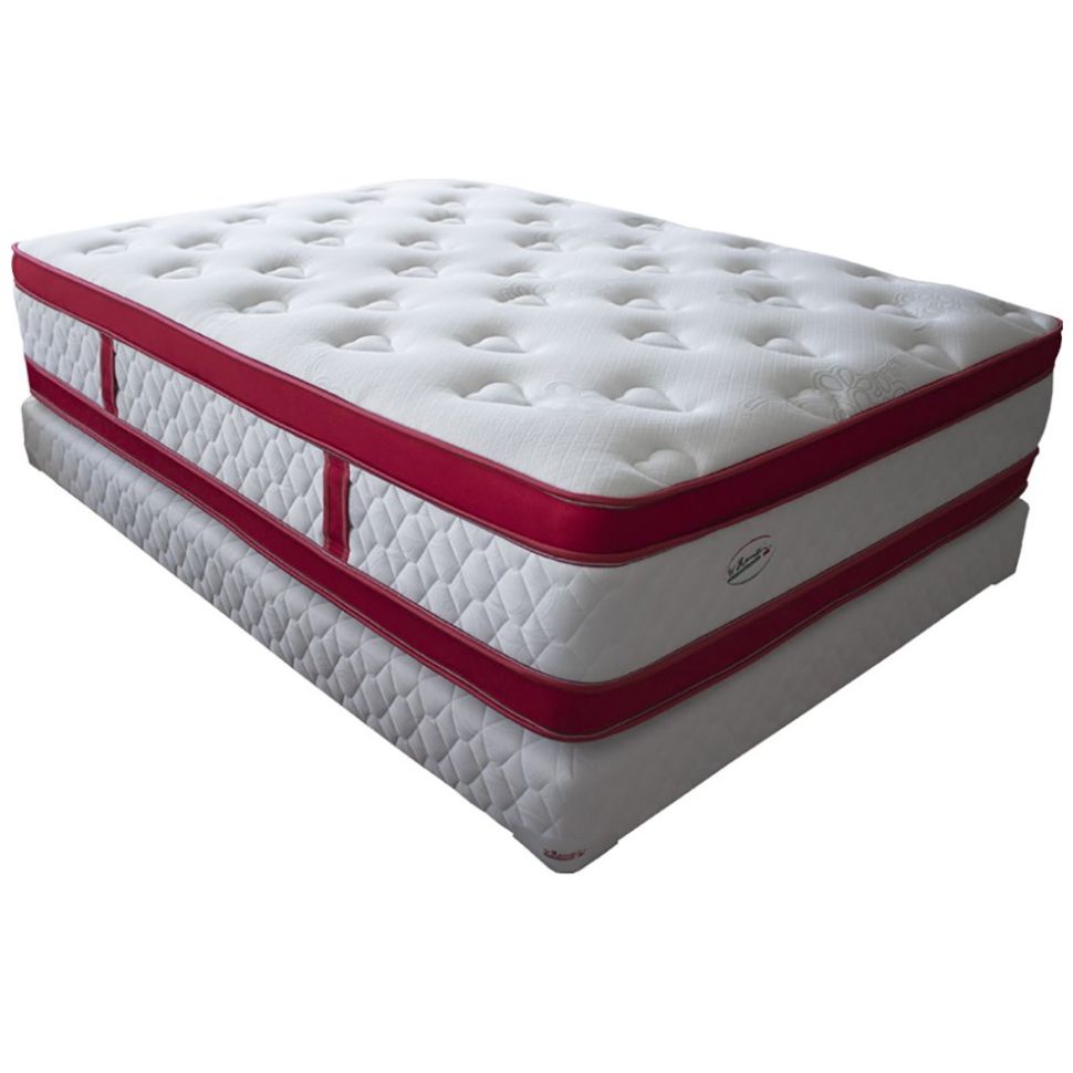 Juego de Colchón Y Box Matrimonial Grazzia Vittorio Benzi