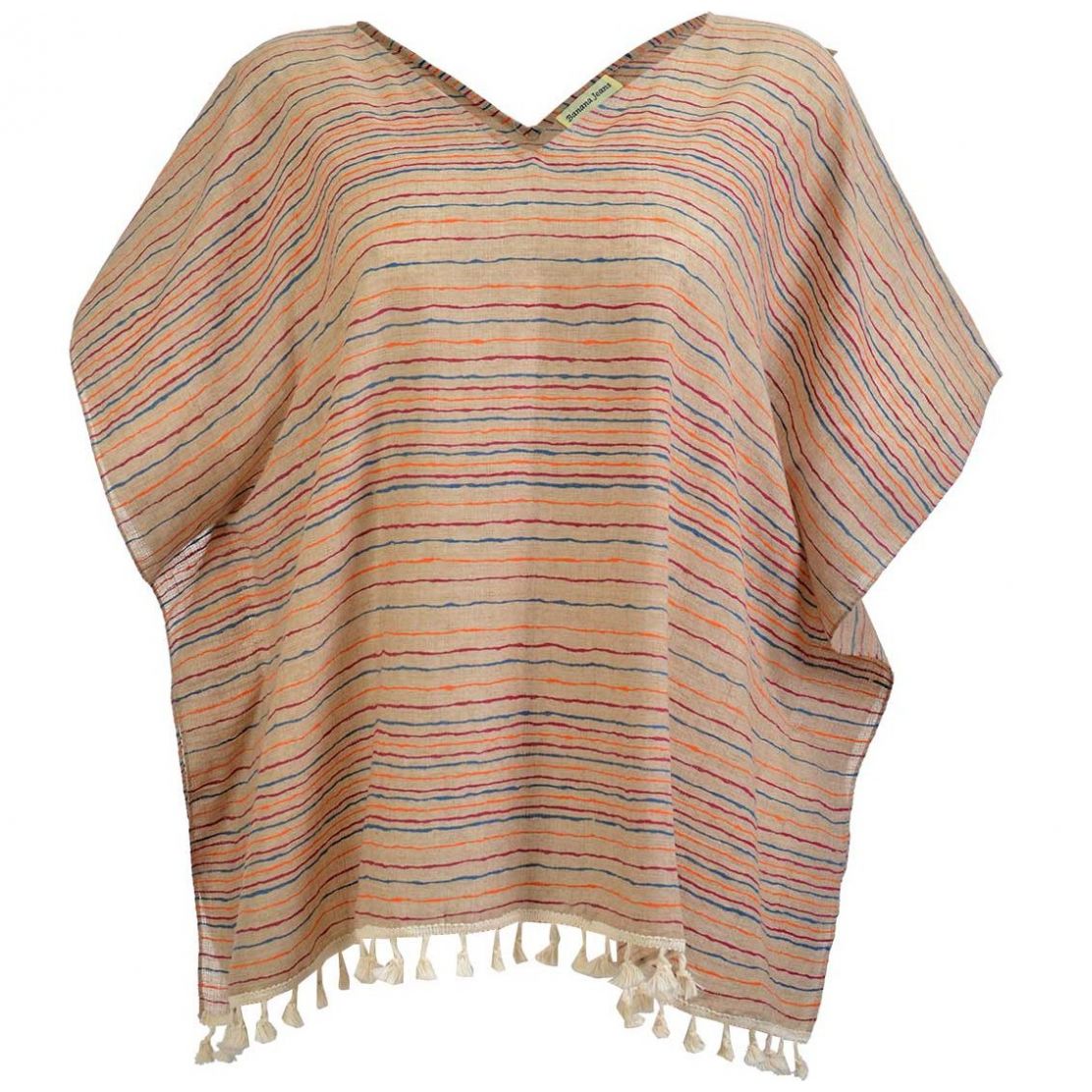 Blusa Cuadrada Rayas Y Barbas Banana Jeans