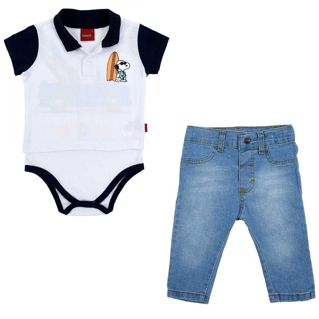 Conjunto Playero Snoopy Modelo 1530-1 para Bebé