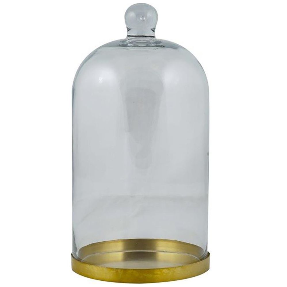 Home Nature Capelo de Vidrio Grande con Base