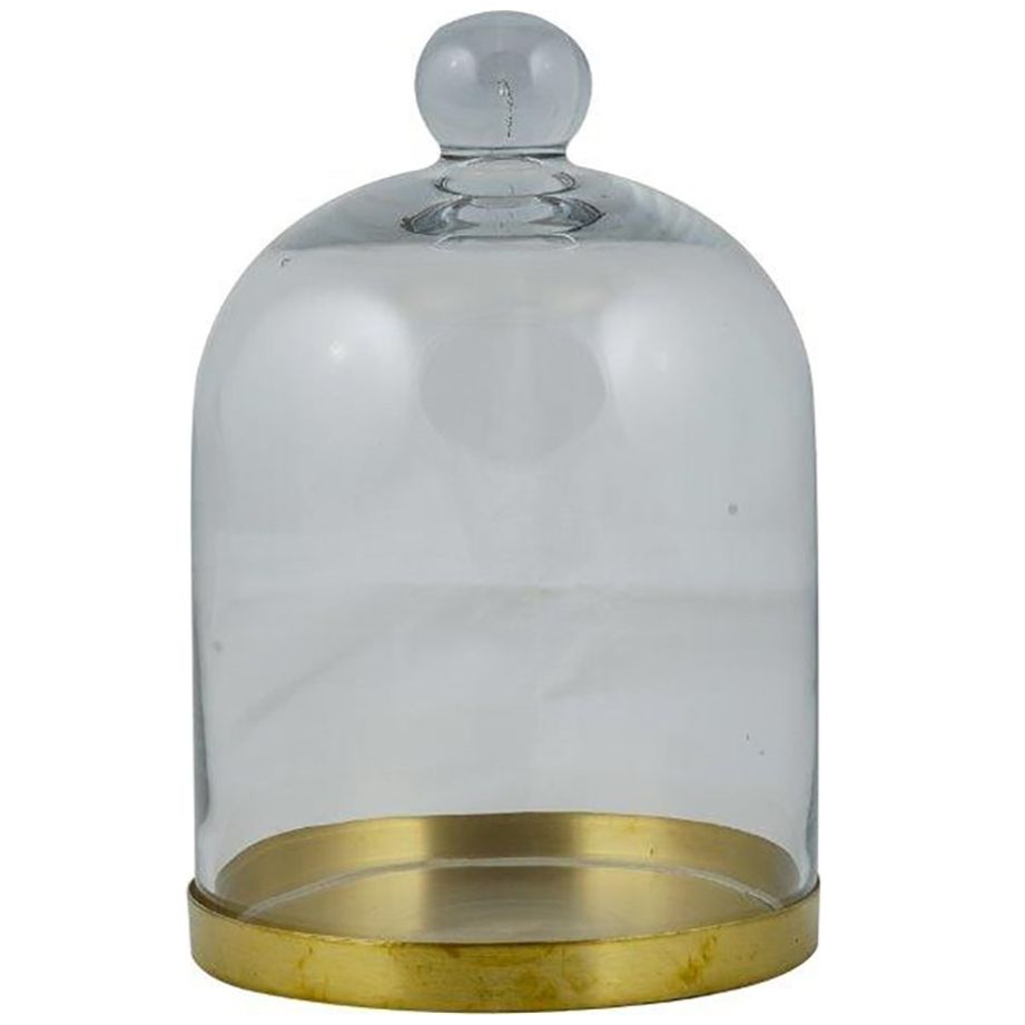 Home Nature Capelo de Vidrio Mediano con Base