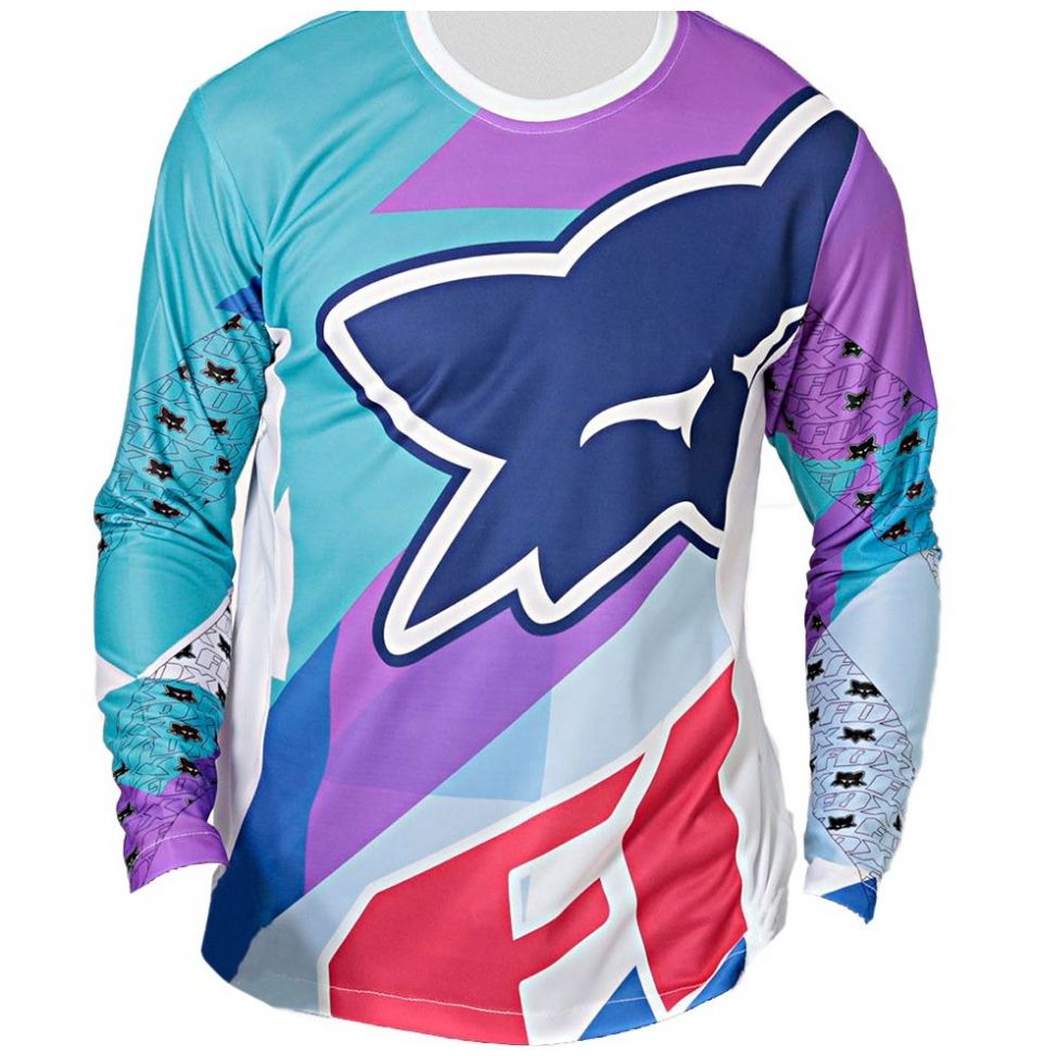 Playera Azul Fox para Hombre