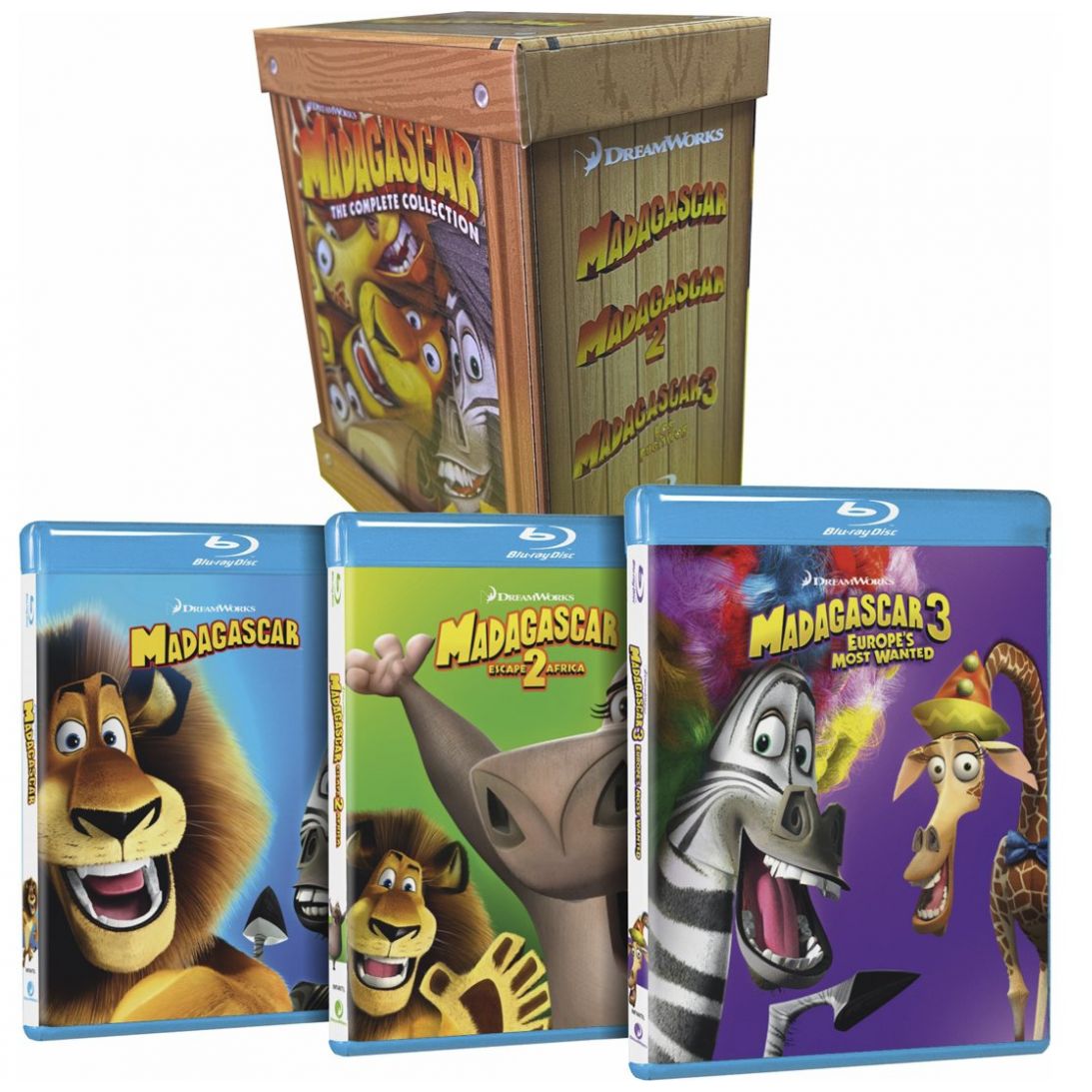 Blu Ray Box Set Madagascar