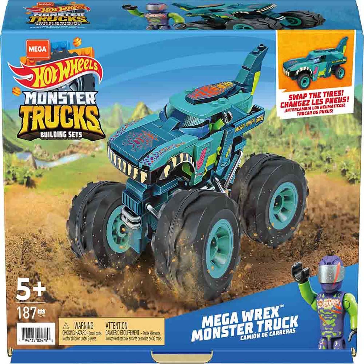 Mega Construx Hot Wheels Mega-Wrex Monster Truck