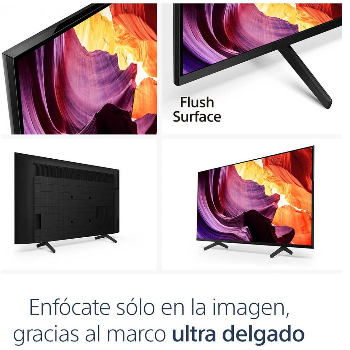 Pantalla Sony 50" 4K Google Tv Kd-50X80K