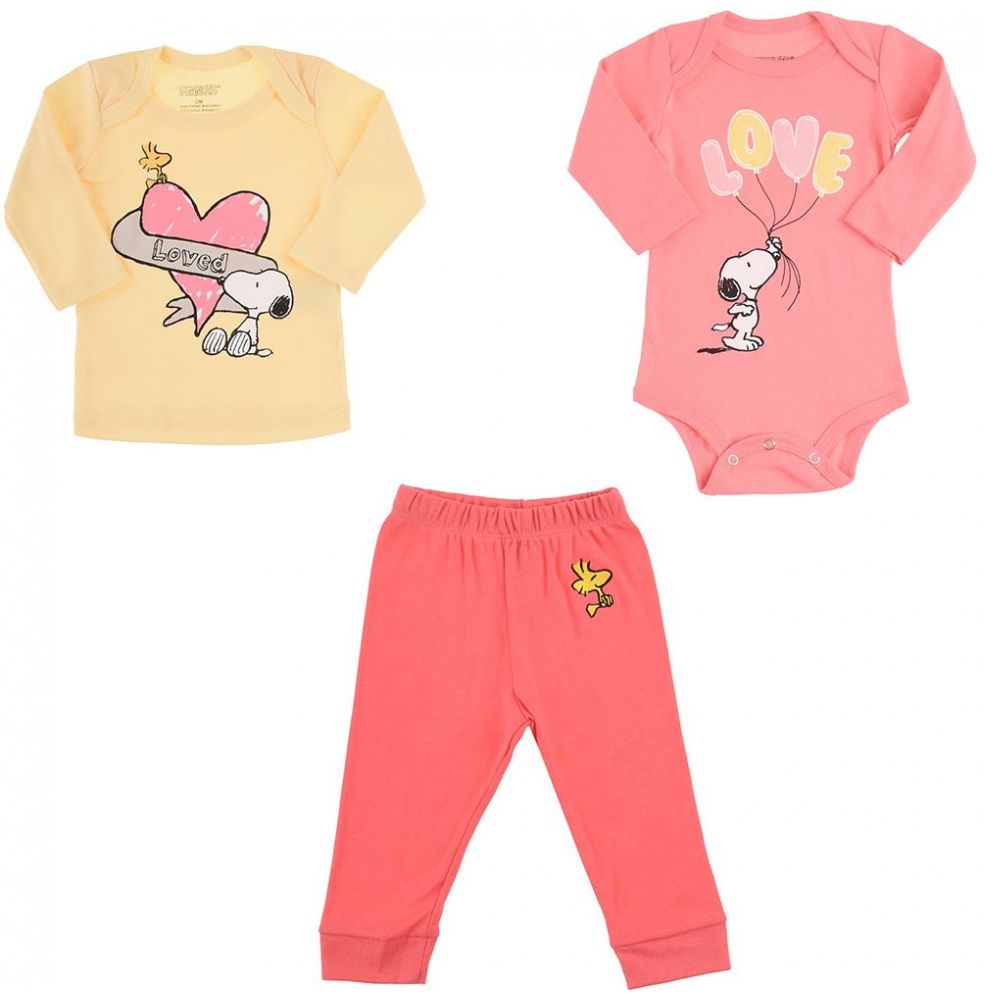 Set Estampado Snoopy para Bebé