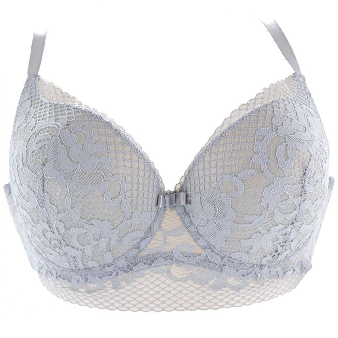 Brasier Copa Preformada con Varilla Encaje Y Mesh Couture 23911