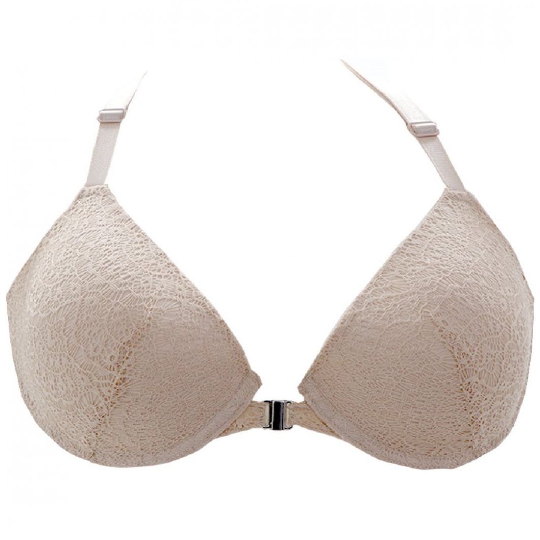 Brasier Copa Completa con Encaje Broche al Frente Couture 24165