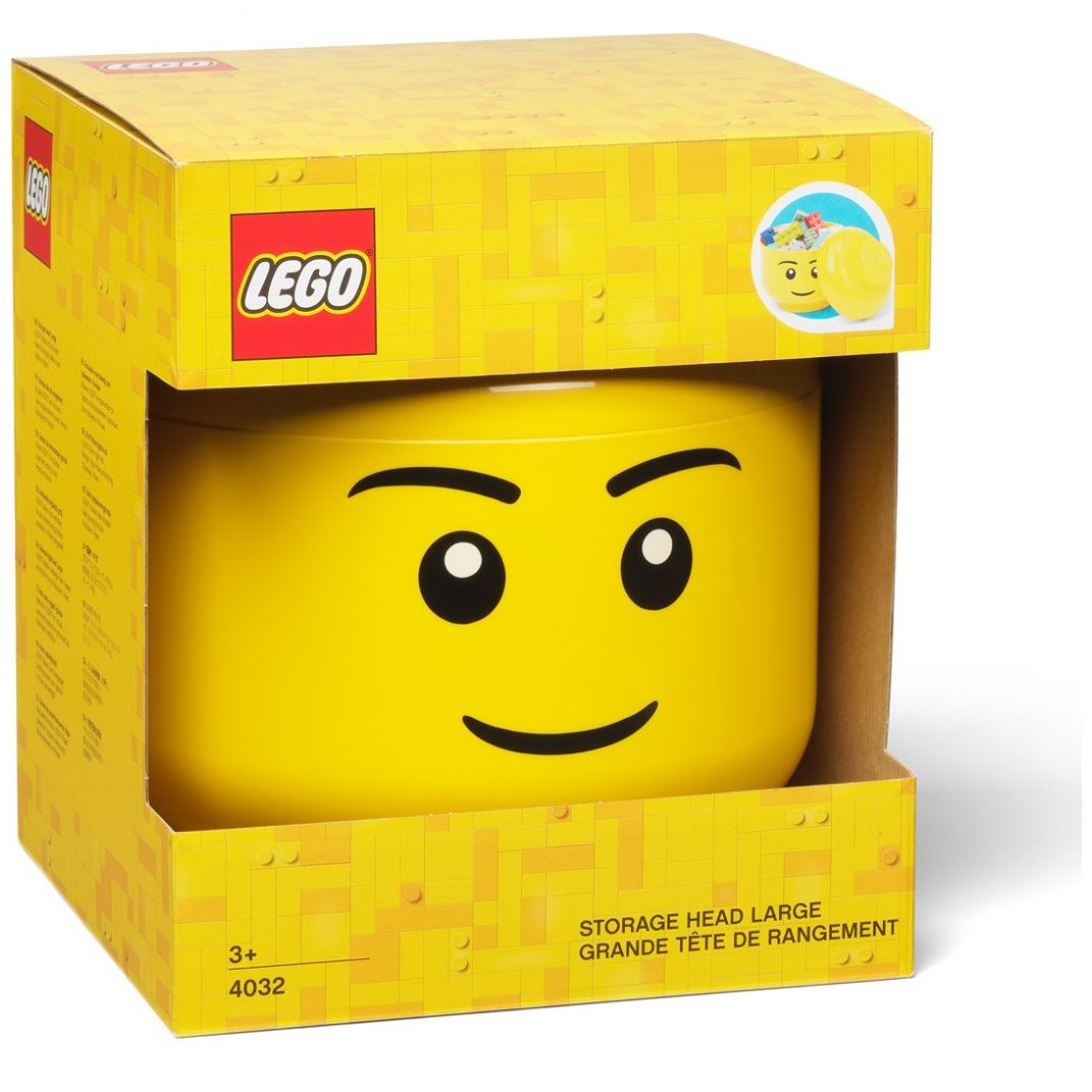 Lego Storage Cabeza Grande Niño