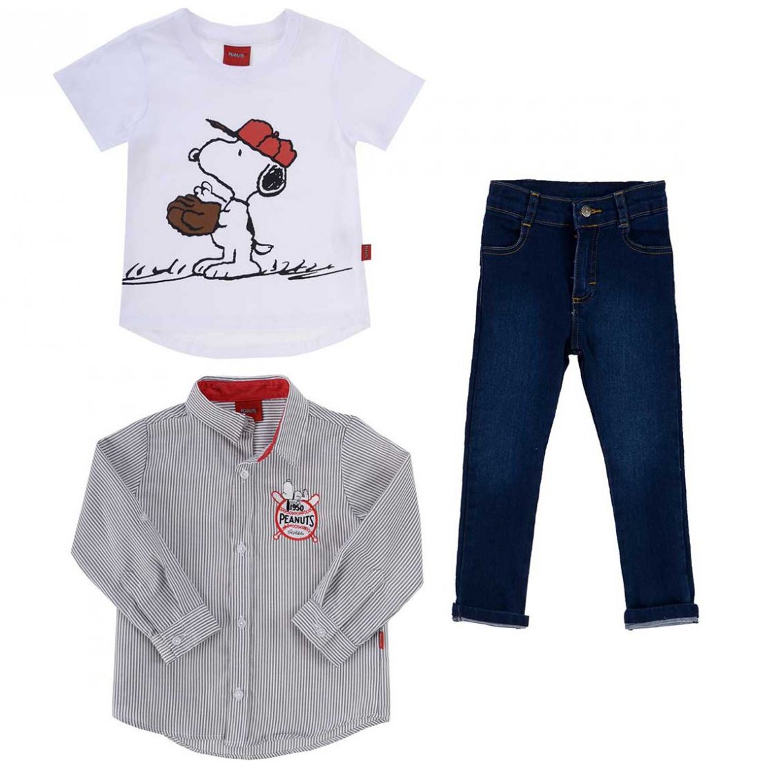 Conjunto 3 Piezas Snoopy para Bebé