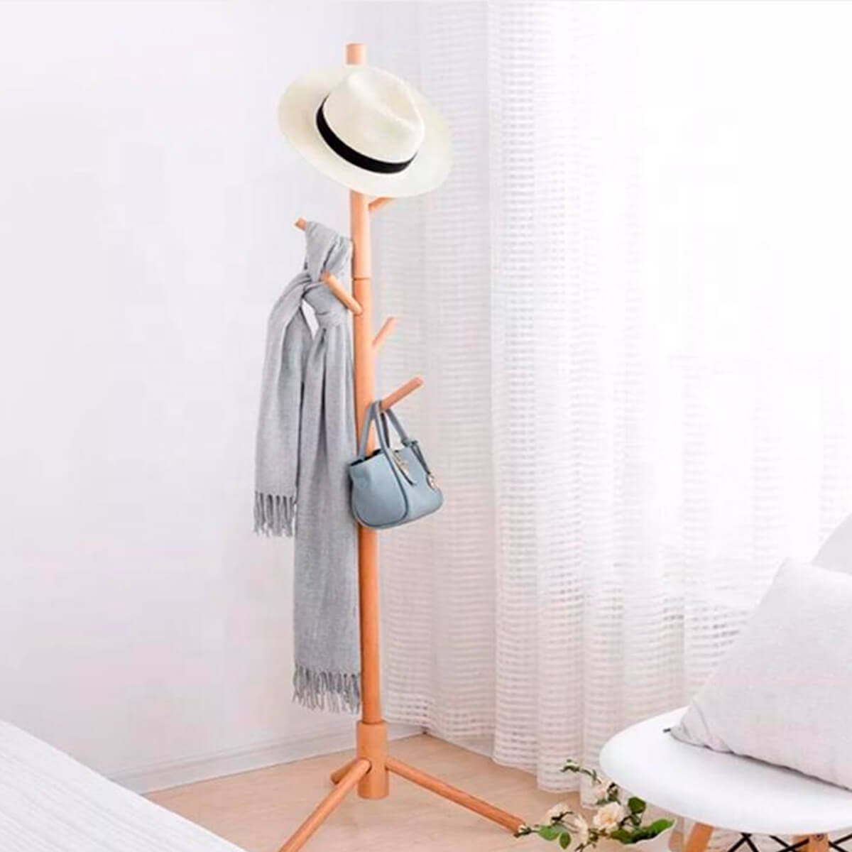 Home Nature Perchero Arboleda Madera Natural