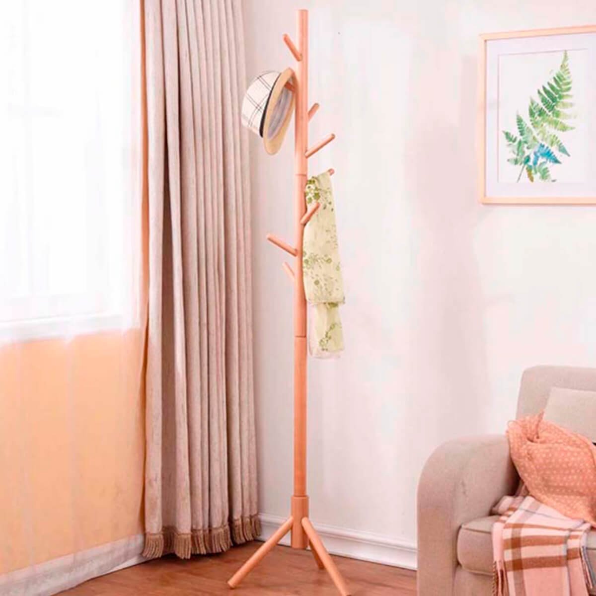 Home Nature Perchero Arboleda Madera Natural