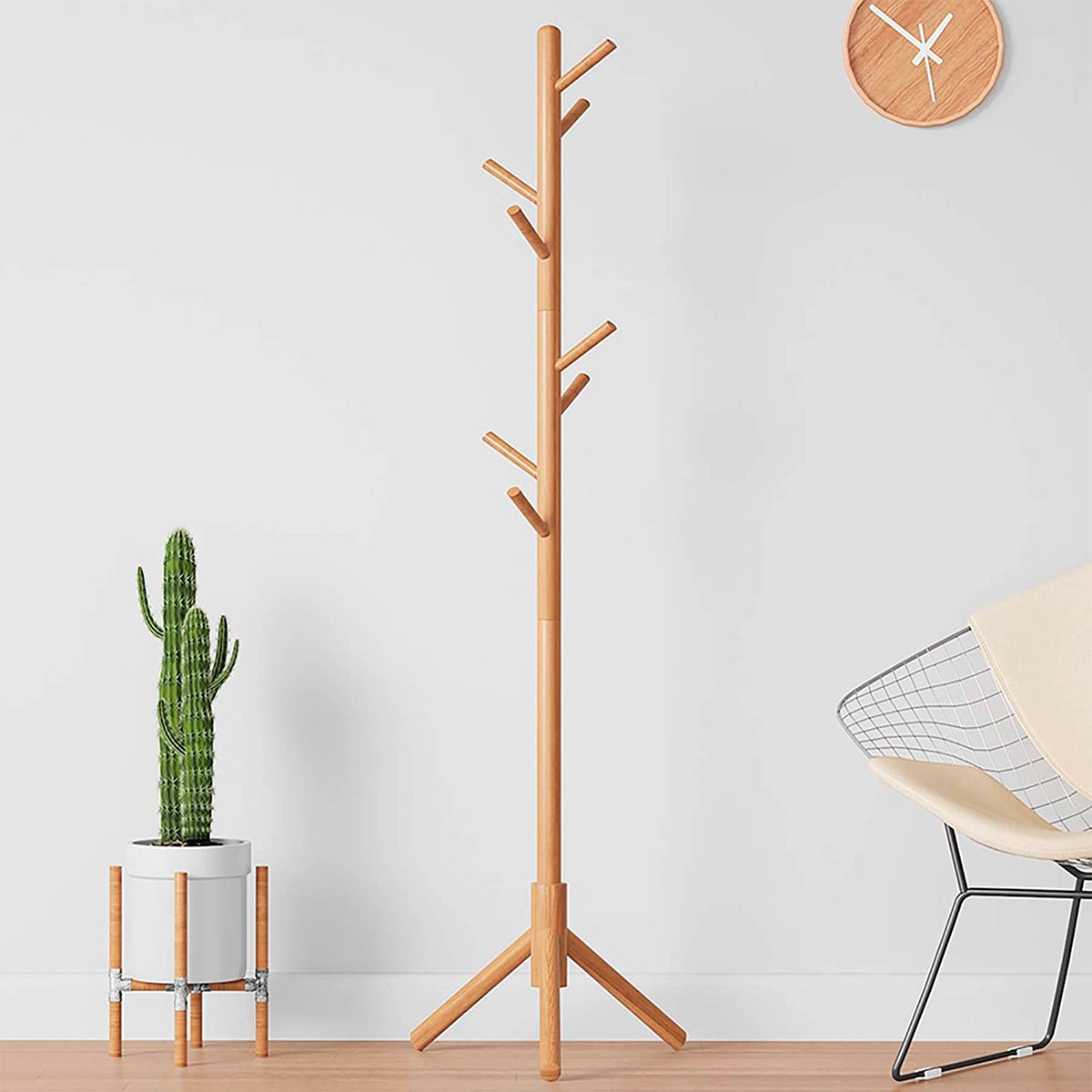 Home Nature Perchero Arboleda Madera Natural