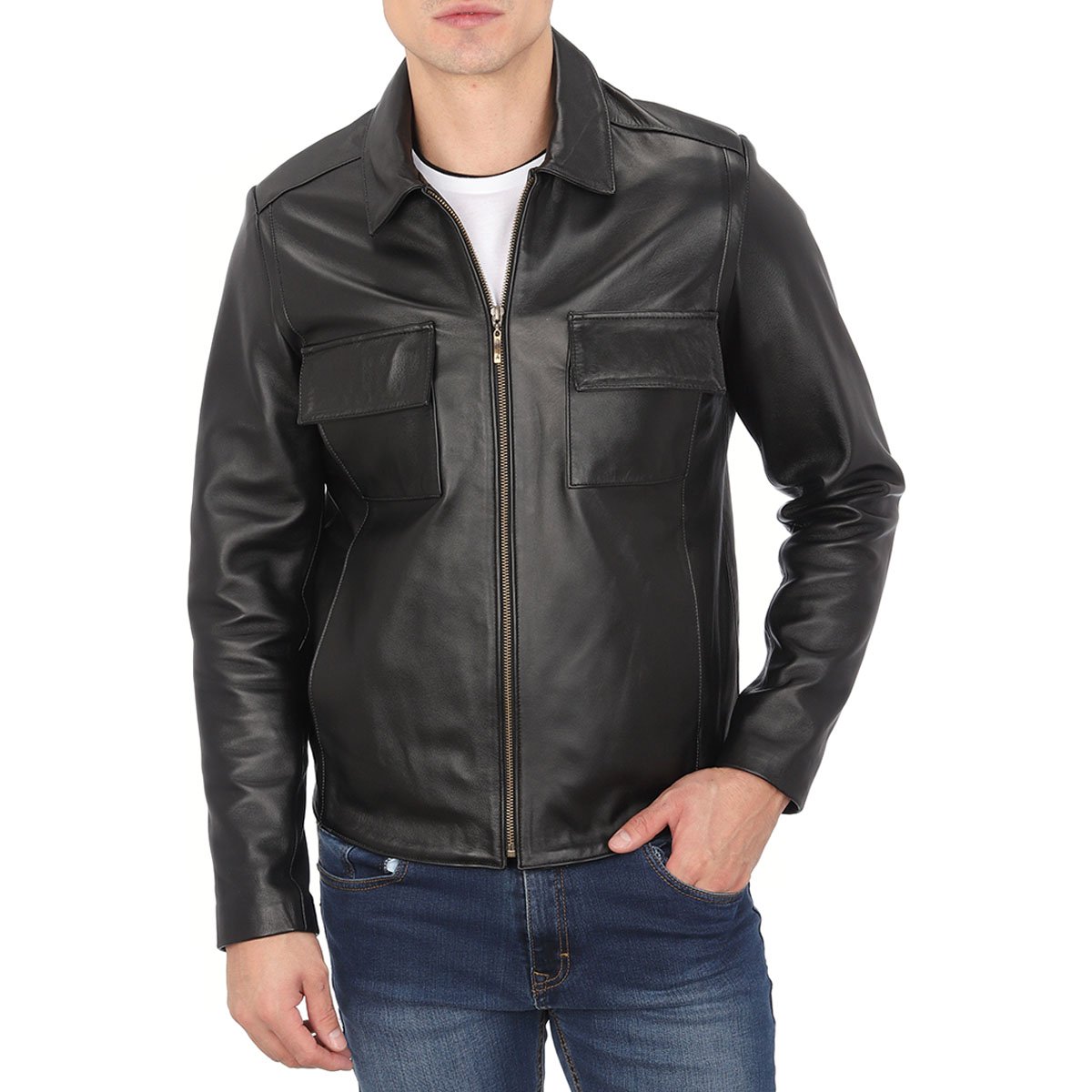 Chamarra Diseño Liso Michel Domit para Hombre