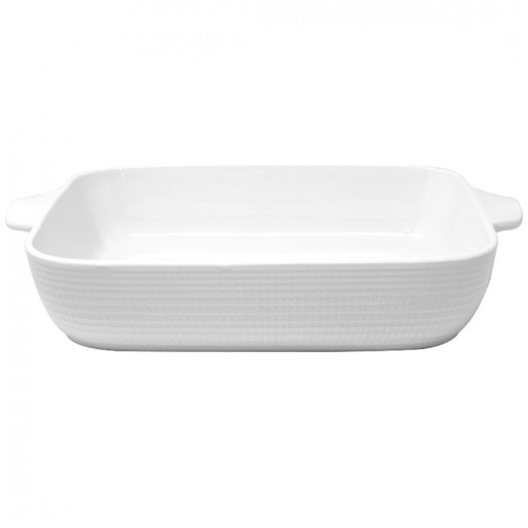 Refractario Rectangular Grande Blanco House Ware