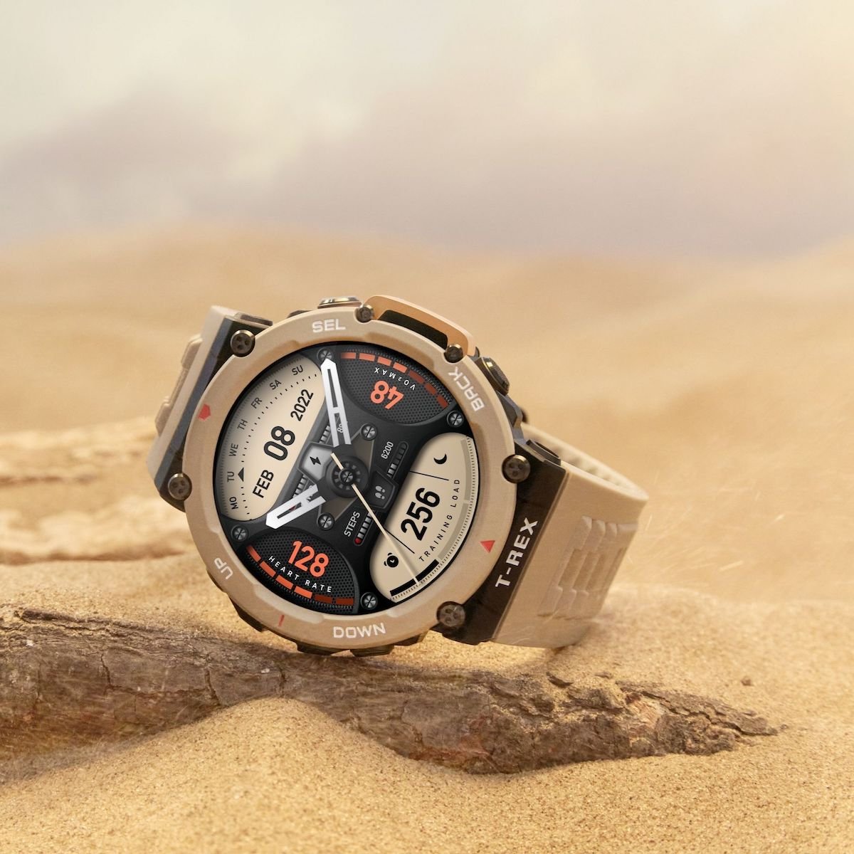 Amazfit Smartwatch Beige Desierto Trex 2 con Gps
