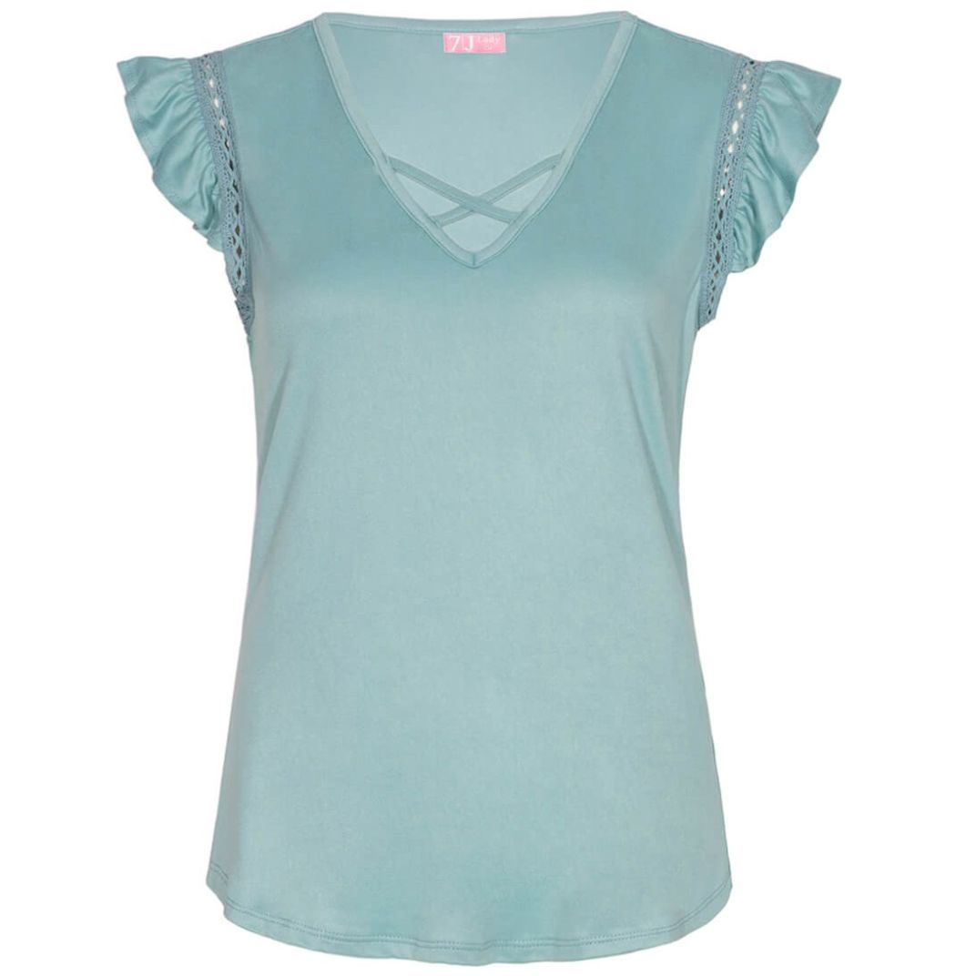Blusa con Olan 7Jlady para Mujer