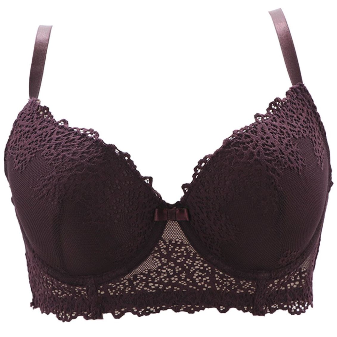 Brasier Copa Preformada con Mesh Couture