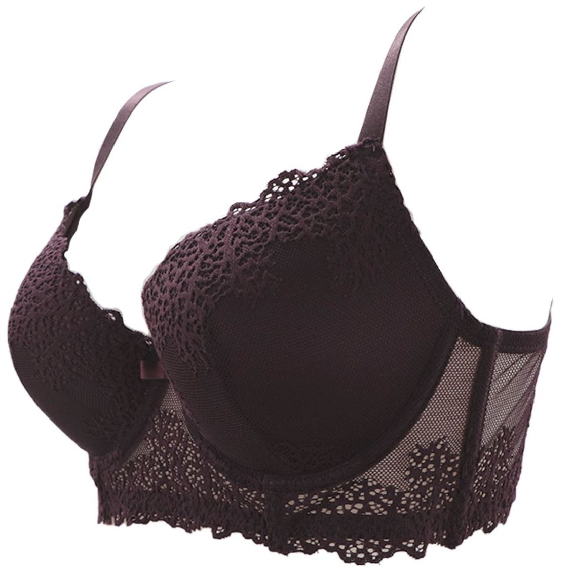 Brasier Copa Preformada con Mesh Couture