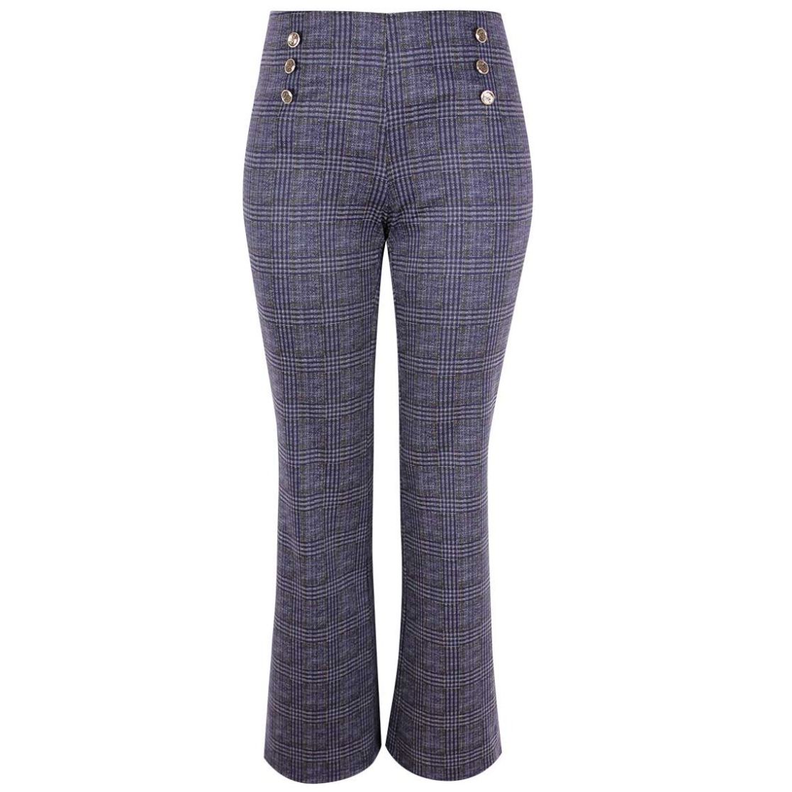 Leggings Just By Basel Corte Mini Flare Diseño con Botones