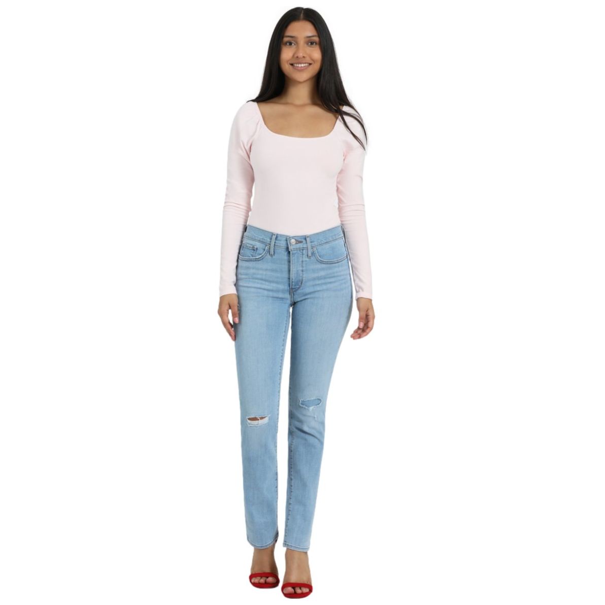 Levi's Playera Viola para Mujer