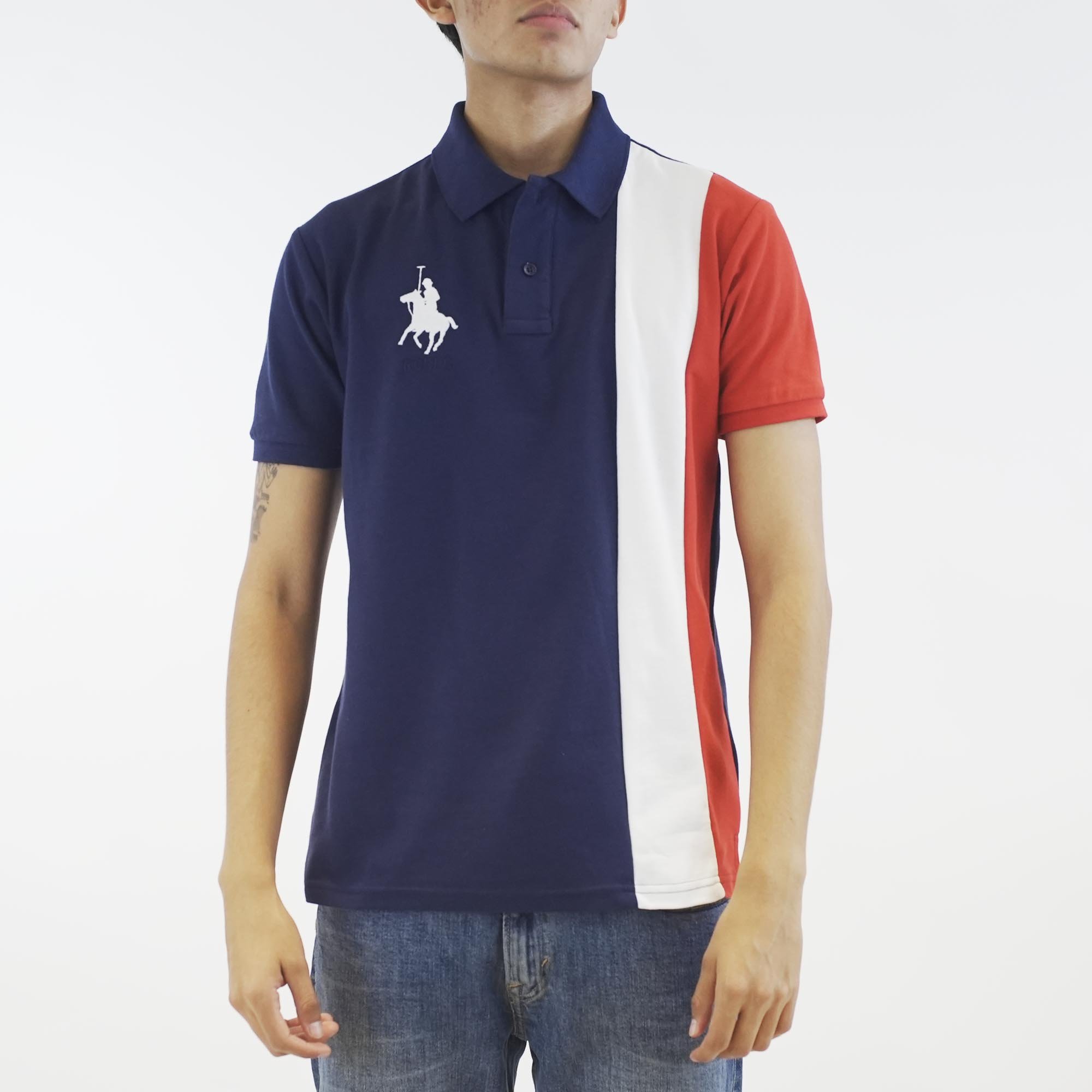 Playera Tipo Polo Manga Corta Royal Polo Club para Hombre