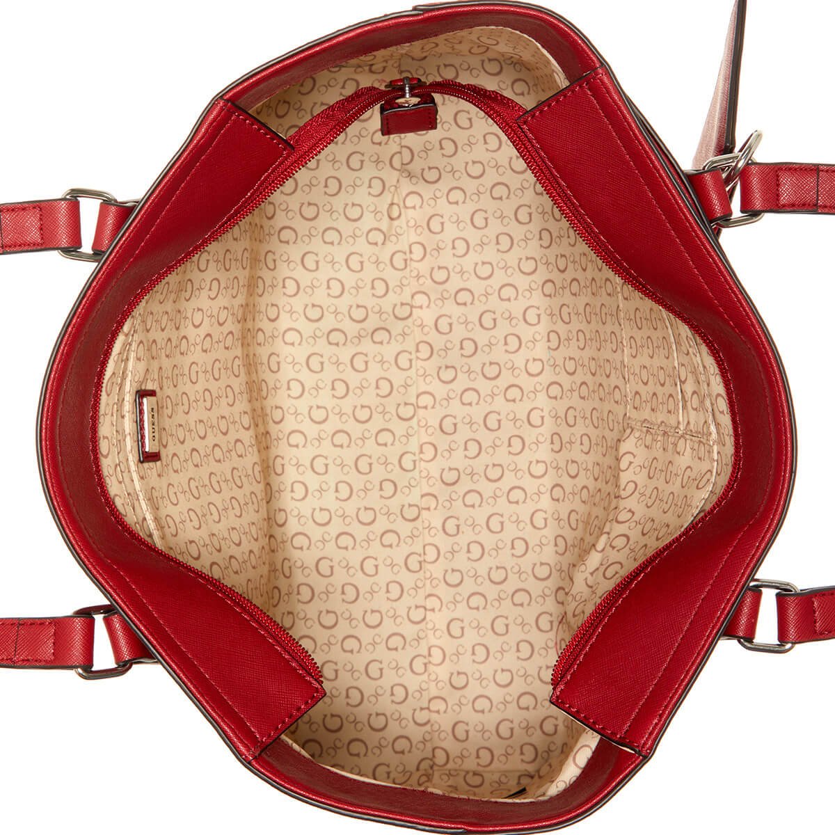 Bolsa Tote Rojo Obscuro Guess Factory