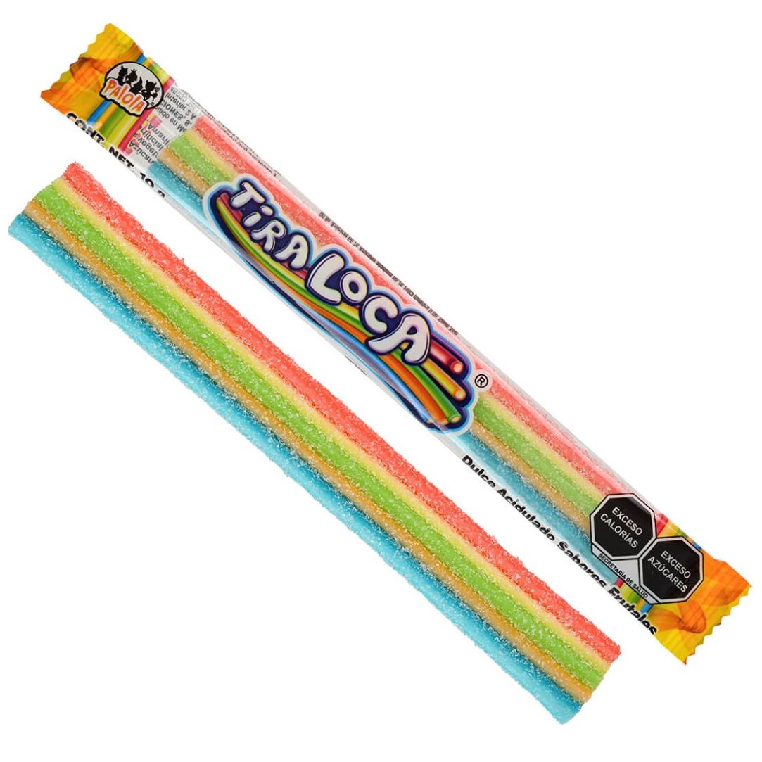Tira Loca Gomita Acida Frutales 10 Grs Delicias