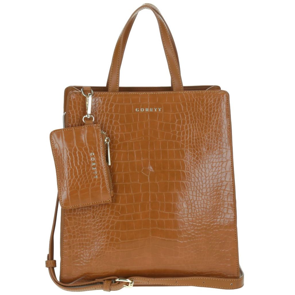 Bolso para Dama Gorett Tote Color Camel Modelo Gf22104-K