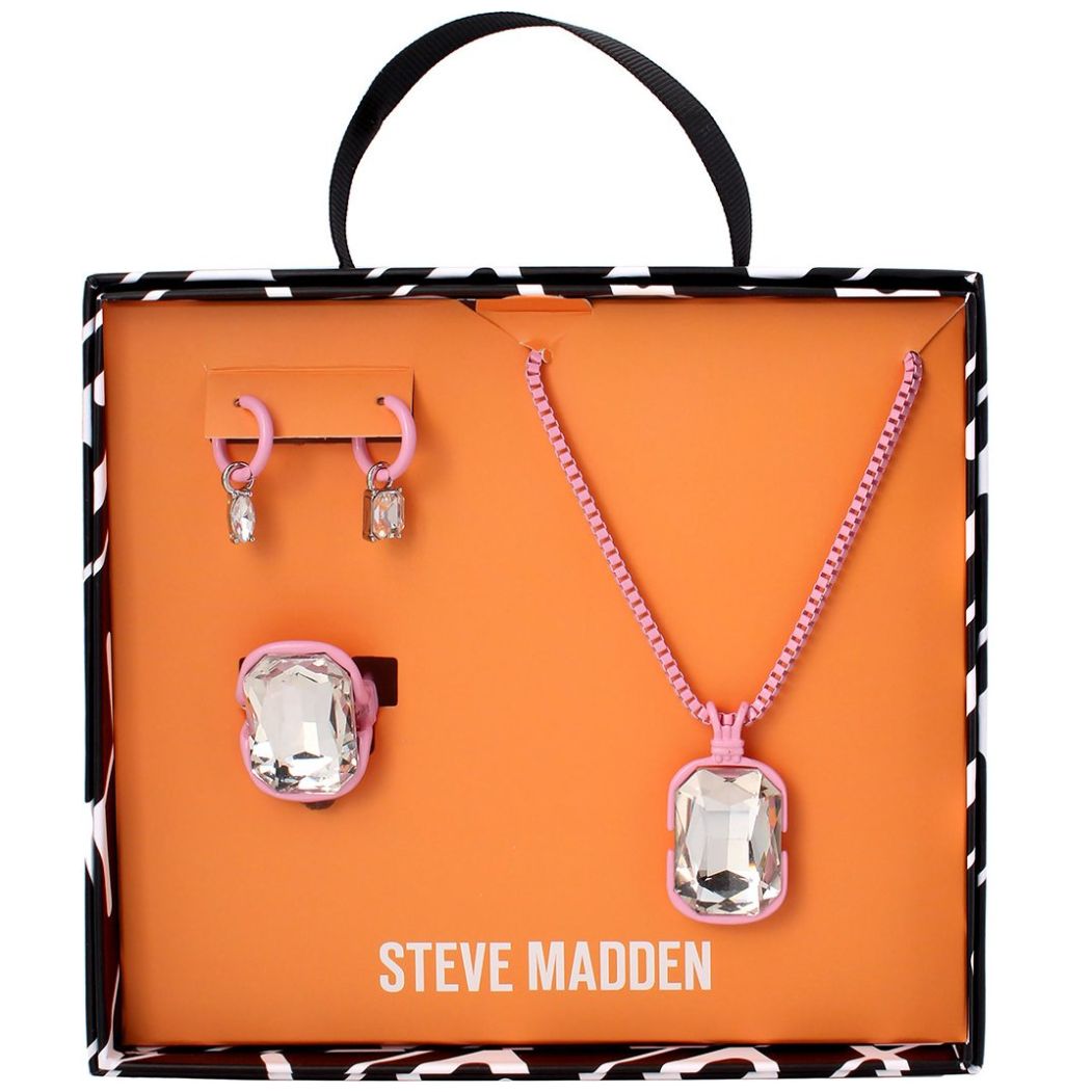 Box Set Marca Steve Madden Color Rosa Acabado Pulido