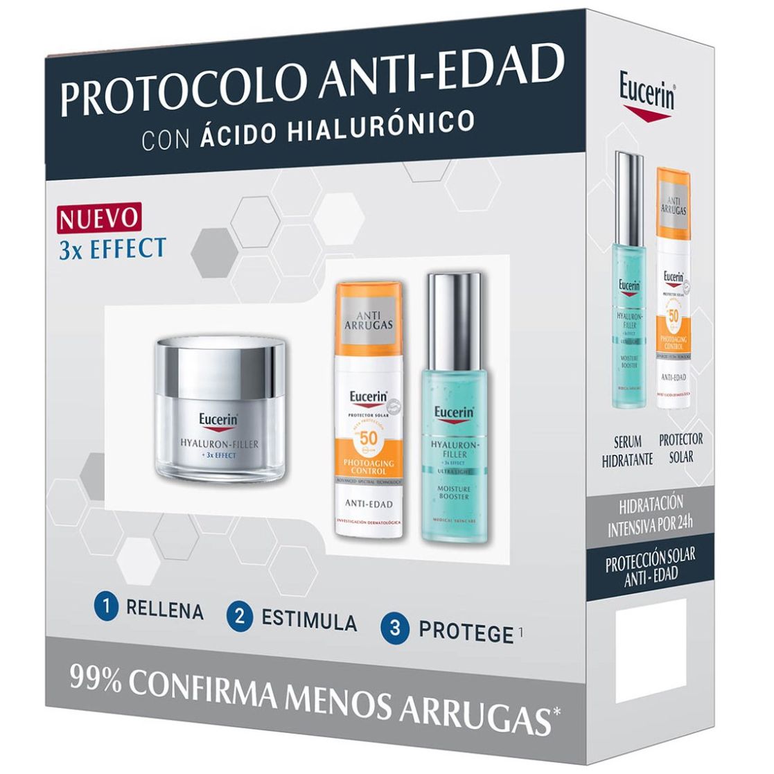 Eucerin Pack Hyaluron Filler Crema de Día