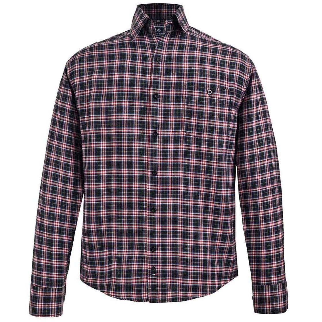 Camisa Manga Larga Cuadros Michel Blanc para Hombre